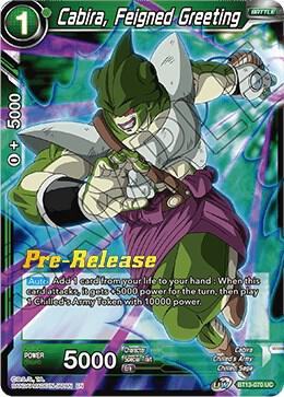Cabira, Feigned Greeting - Supreme Rivalry Pre-Release Cards - Dragon ...
