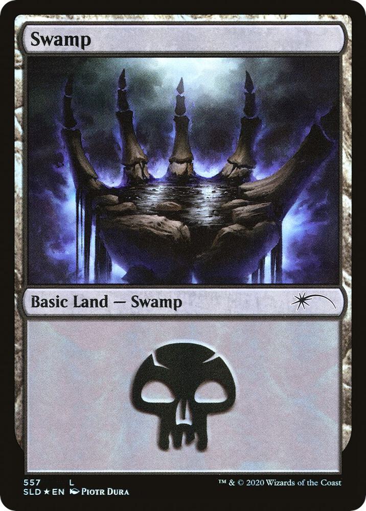 Swamp (557) - Secret Lair Drop Series - Magic: The Gathering ...