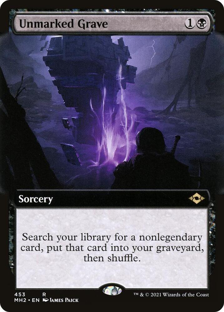 Unmarked Grave (Extended Art) - Modern Horizons 2 - Magic: The ...