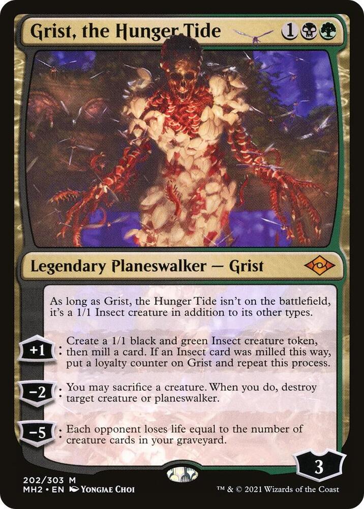 Grist, the Hunger Tide - Modern Horizons 2 - Magic: The Gathering ...