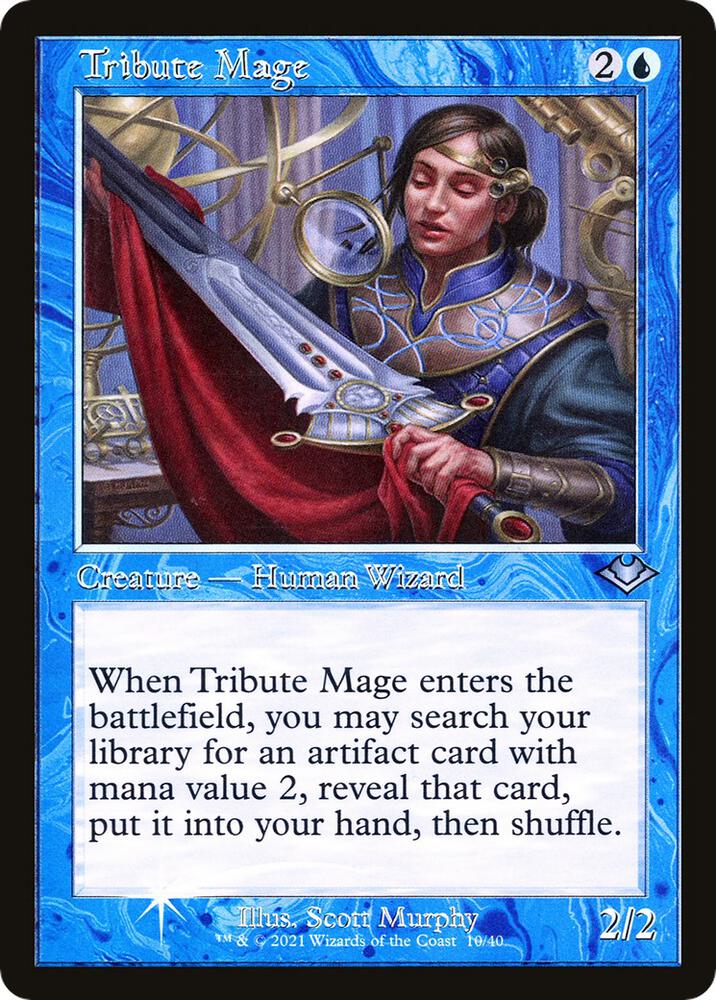 Tribute Mage (Retro Frame) - Modern Horizons - Magic: The Gathering ...