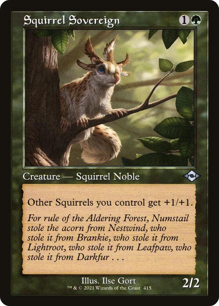 Squirrel Sovereign (Retro Frame) - Modern Horizons 2 - Magic: The ...