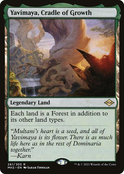 Yavimaya, Cradle of Growth - Modern Horizons 2 - Magic: The Gathering ...