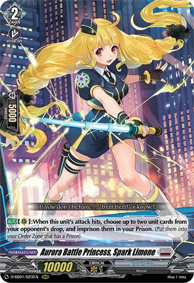 Aurora Battle Princess, Spark Limone - D-SS01: Festival Collection 2021 - Cardfight Vanguard ...
