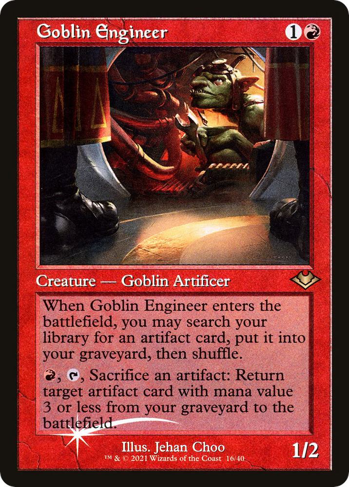Goblin Engineer (Retro Frame) - Modern Horizons - Magic: The Gathering ...