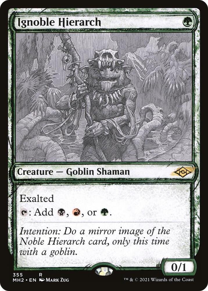 Ignoble Hierarch (Showcase) - Modern Horizons 2 - Magic: The Gathering ...