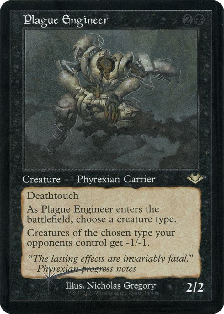 Plague Engineer (Retro Frame) (Foil Etched) - Modern Horizons - Magic ...