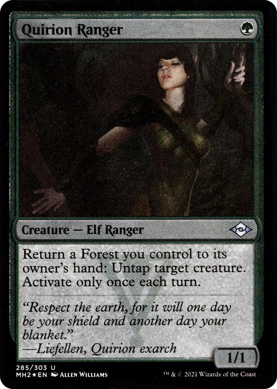 Quirion Ranger (Foil Etched) - Modern Horizons 2 - Magic: The Gathering ...