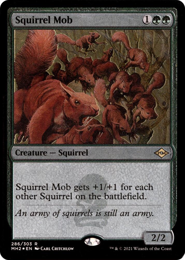Squirrel Mob (Foil Etched) - Modern Horizons 2 - Magic: The Gathering ...