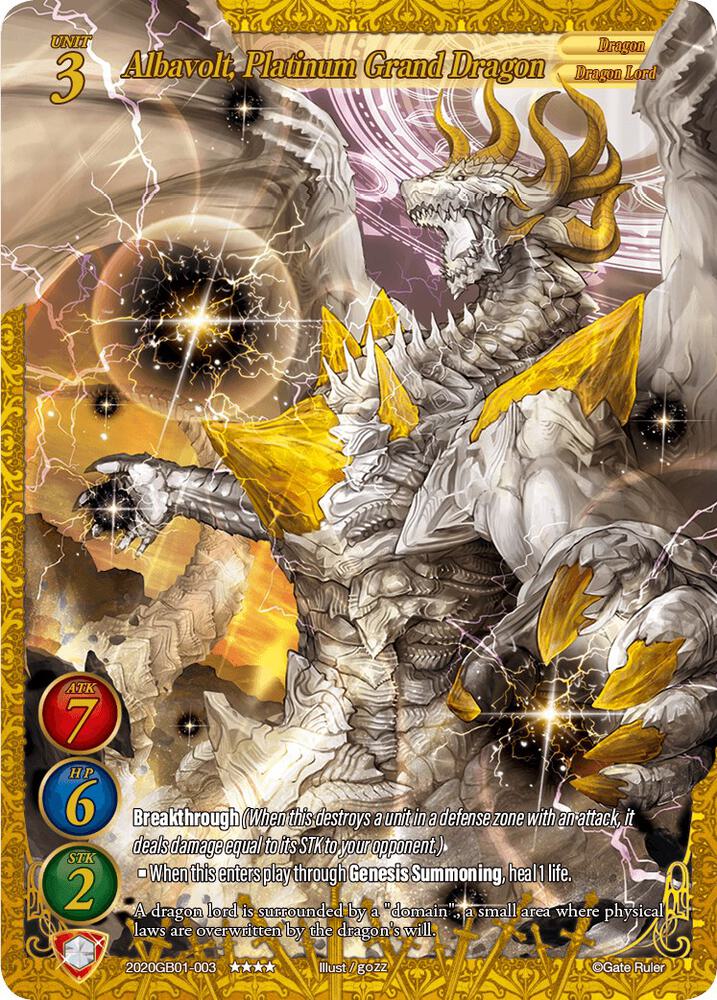 Albavolt, Platinum Grand Dragon - Dawn of the Multiverse Alliance ...