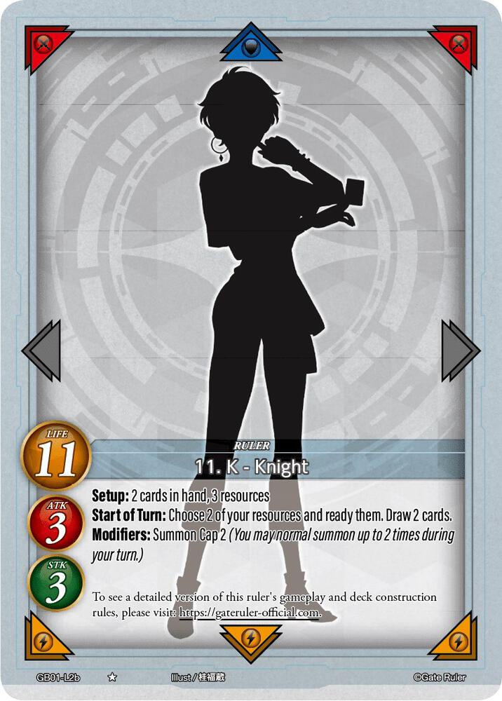 11. K - Knight (B) - Dawn of the Multiverse Alliance - Gate Ruler ...