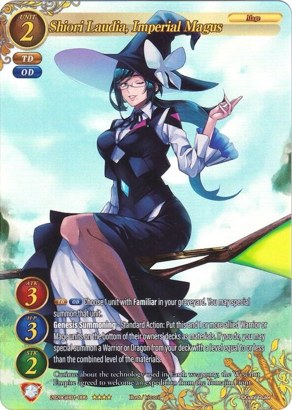 Shiori Laudia, Imperial Magus (Full Art) - Dawn of the Multiverse ...