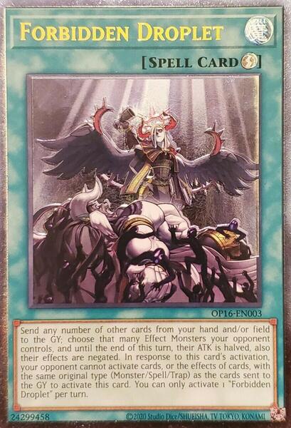 Forbidden Droplet (UTR) - OTS Tournament Pack 16 - YuGiOh - TCGplayer.com