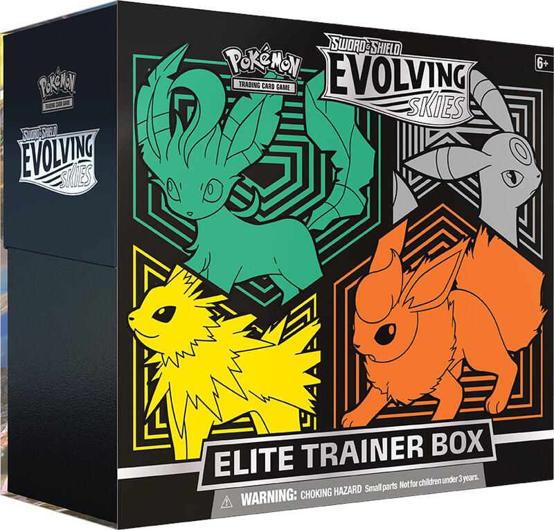 Evolving Skies Elite Trainer Box [Flareon/Jolteon/Umbreon/Leafeon] - SWSH07: Evolving Skies ...