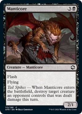Manticore - Adventures in the Forgotten Realms - Magic: The Gathering ...