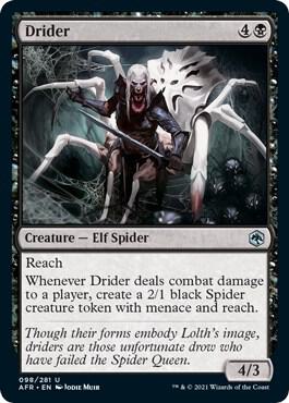 Lolth, Spider Queen (Borderless) - Adventures in the Forgotten Realms - Magic: The Gathering ...