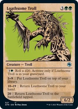 Loathsome Troll (Showcase) - Adventures in the Forgotten Realms - Magic ...