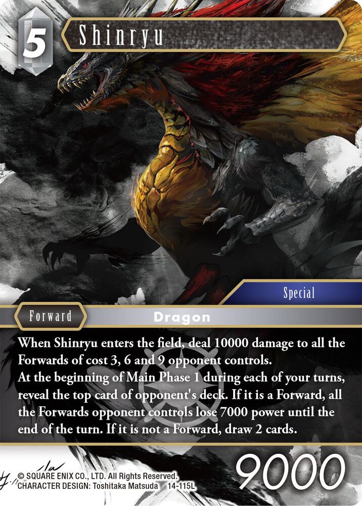 Shinryu - Opus XIV: Crystal Abyss - Final Fantasy TCG - TCGplayer.com