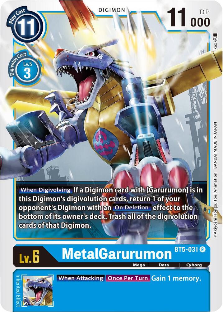 MetalGarurumon - BT5-031 - Battle of Omni - Digimon Card Game - TCGplayer.com