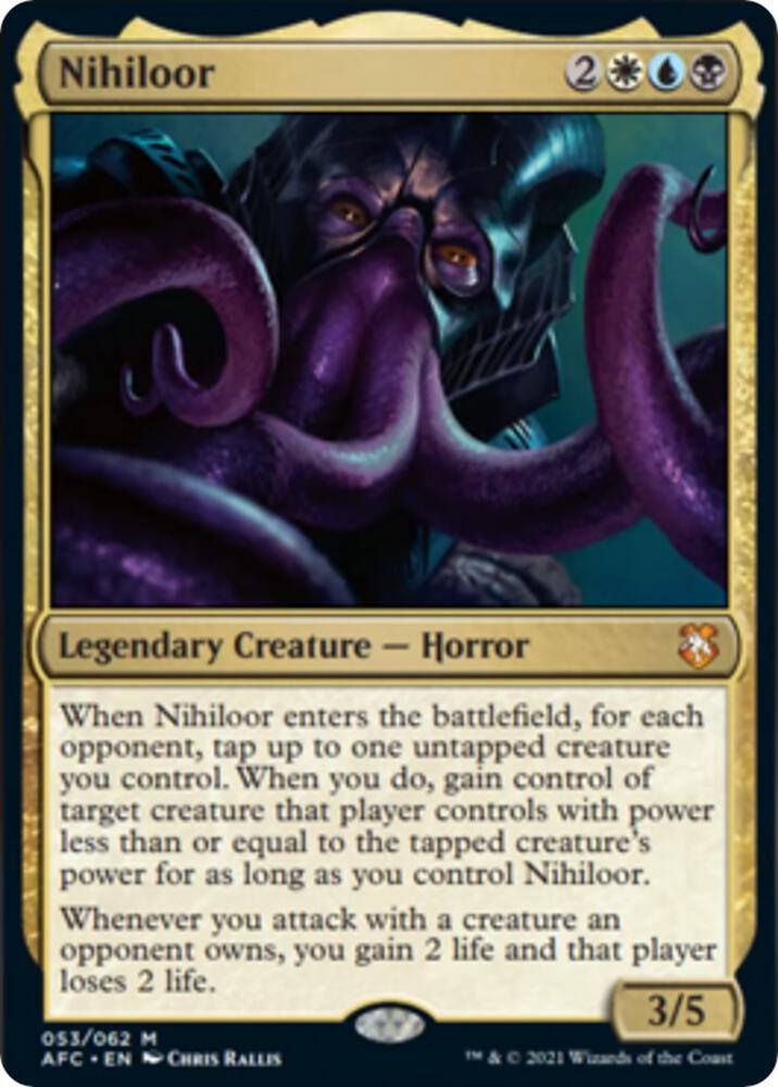 Nihiloor - Commander: Adventures in the Forgotten Realms - Magic: The ...