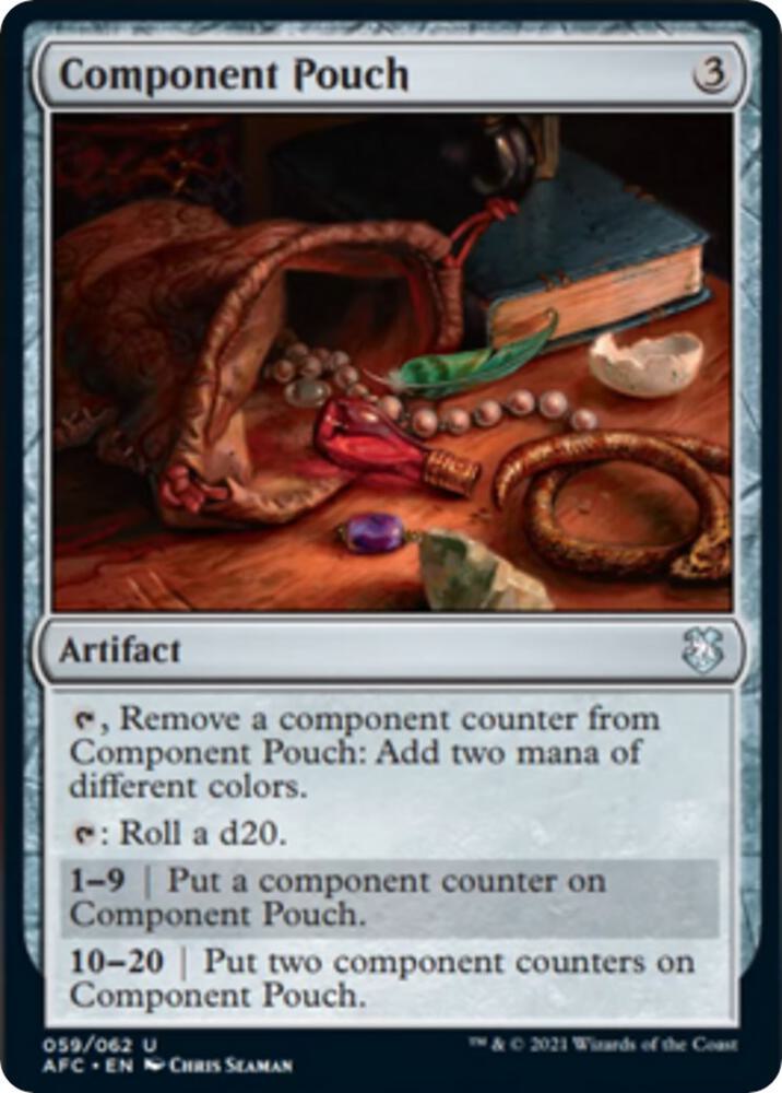 Component Pouch - Commander: Adventures in the Forgotten Realms - Magic ...