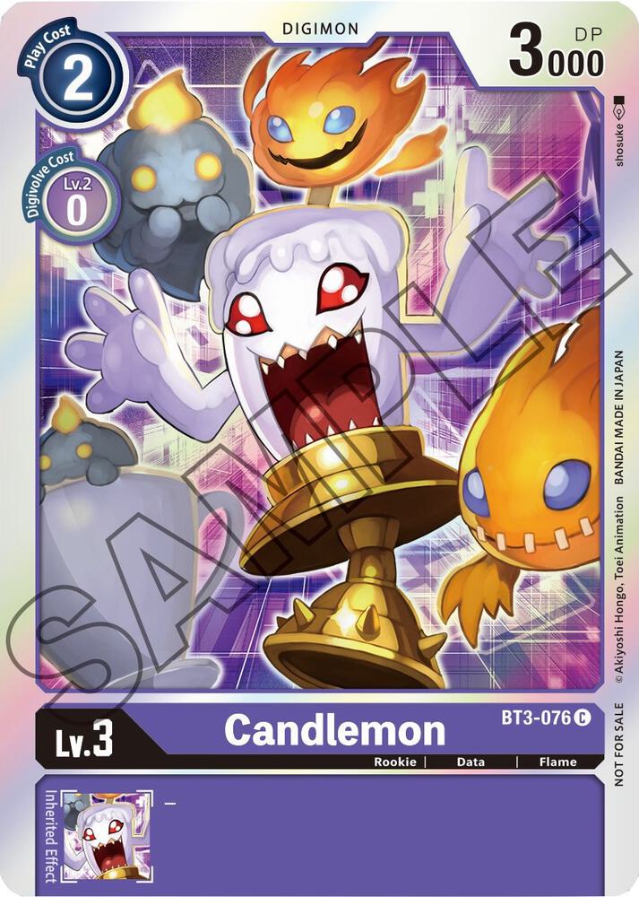 Candlemon - BT3-076 (Event Pack 1) - Release Special Booster 1.0 ...