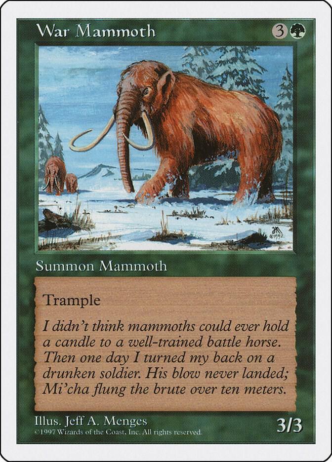 War Mammoth - Fifth Edition - Magic: The Gathering - TCGplayer.com