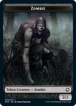 Zombie Token - Adventures in the Forgotten Realms - Magic: The ...