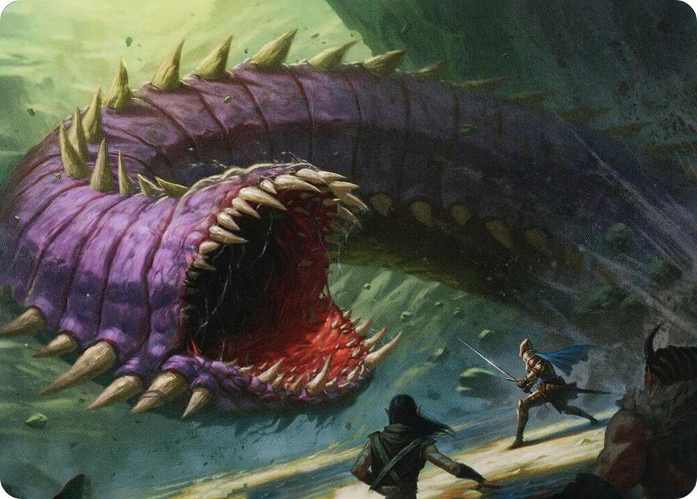Purple Worm Art Card - Art Series: Adventures in the Forgotten Realms ...