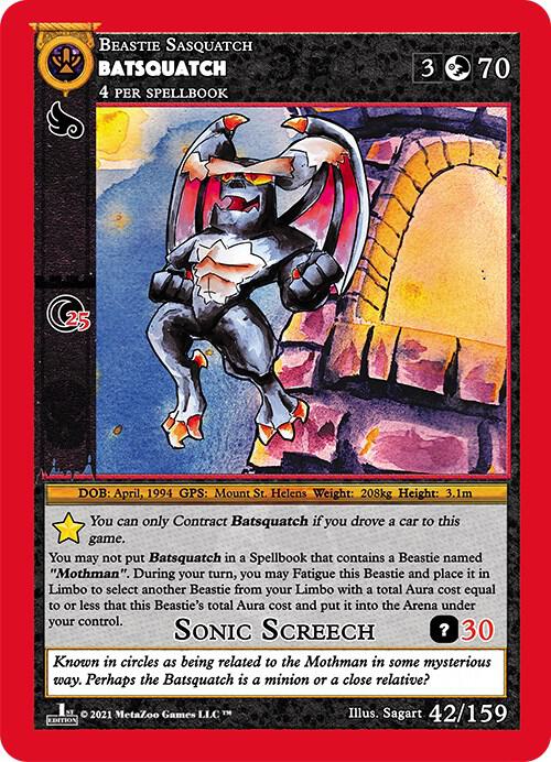 Batsquatch - Cryptid Nation: First Edition - MetaZoo