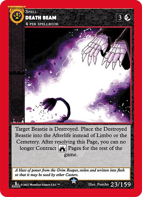 Death Beam - Cryptid Nation: First Edition - MetaZoo - TCGplayer.com