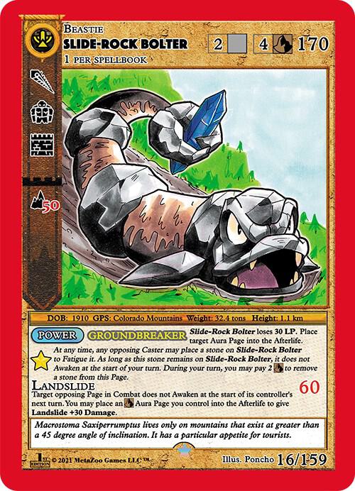 Slide-Rock Bolter - Cryptid Nation: First Edition - MetaZoo