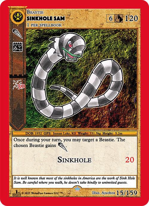 Sinkhole Sam - Cryptid Nation: First Edition - MetaZoo - TCGplayer.com