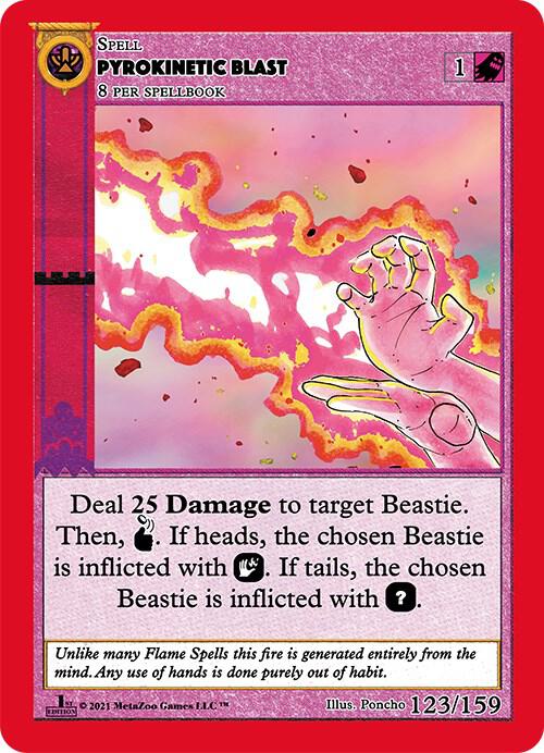 Pyrokinetic Blast - Cryptid Nation: First Edition - MetaZoo - TCGplayer.com