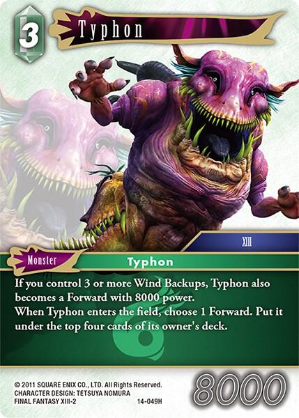 Typhon - Opus XIV: Crystal Abyss - Final Fantasy TCG
