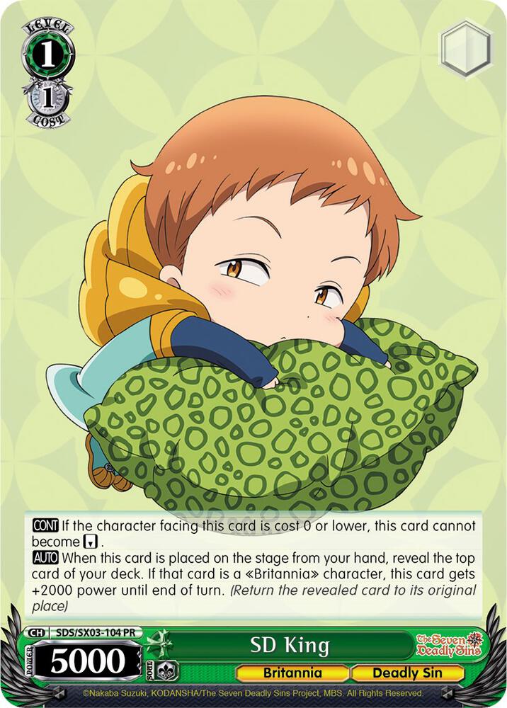 SD King - The Seven Deadly Sins - Weiss Schwarz - TCGplayer.com