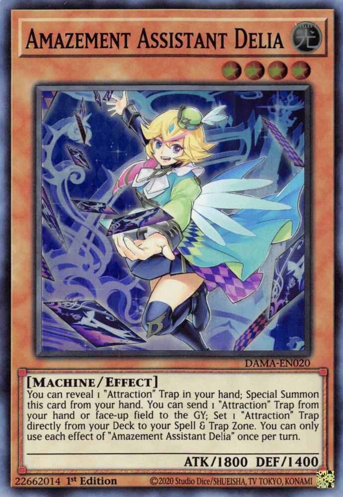 Amazement Assistant Delia - Dawn of Majesty - YuGiOh - TCGplayer.com