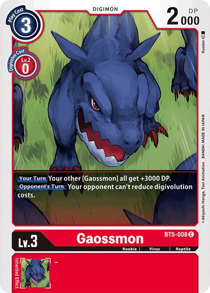 Gaossmon - Battle of Omni - Digimon Card Game - TCGplayer.com
