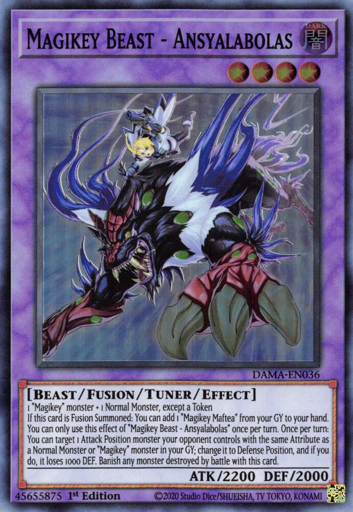 Magikey Beast - Ansyalabolas - Dawn of Majesty - YuGiOh - TCGplayer.com