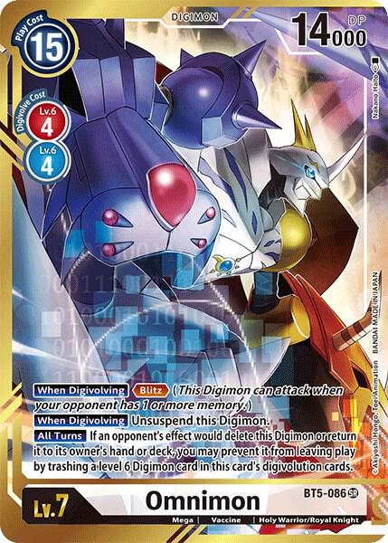 Omnimon Zwart (Alternate Art - As'Maria) - Battle of Omni - Digimon Card Game