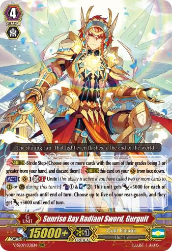 Sunrise Ray Radiant Sword, Gurguit - V-SS09: Revival Selection - Cardfight Vanguard - TCGplayer.com