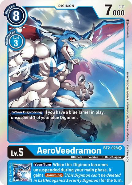 AeroVeedramon - BT2-028 (Battle of Omni Pre-Release) - Release Special Booster 1.0 - Digimon ...