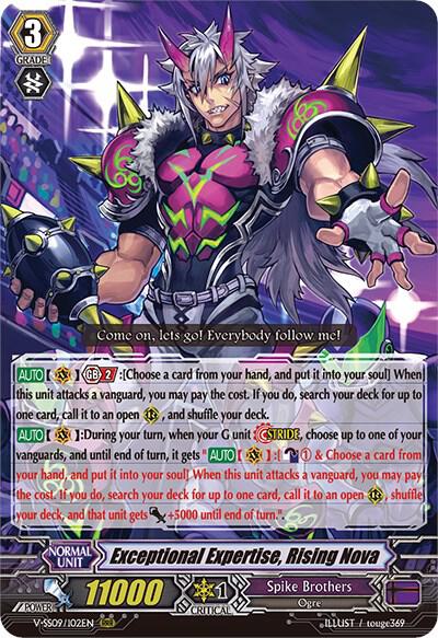 Exceptional Expertise, Rising Nova - V-SS09: Revival Selection - Cardfight Vanguard - TCGplayer.com