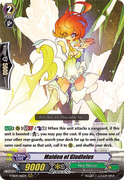 Maiden of Gladiolus - V-SS09: Revival Selection - Cardfight Vanguard - TCGplayer.com
