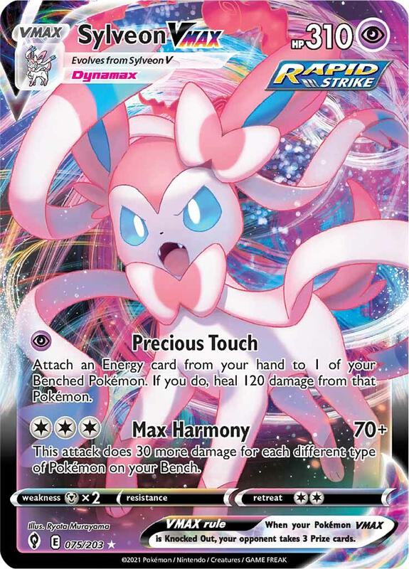Sylveon V (Full Art) - SWSH07: Evolving Skies - Pokemon