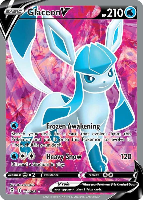 Glaceon VMAX (Secret) - SWSH07: Evolving Skies - Pokemon - TCGplayer.com