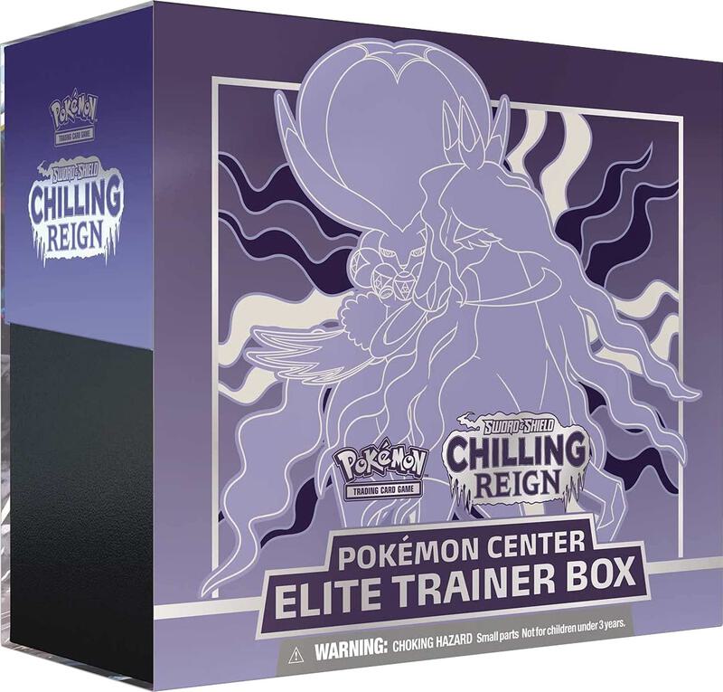 Chilling Reign Pokemon Center Elite Trainer Box [Ice Rider Calyrex ...