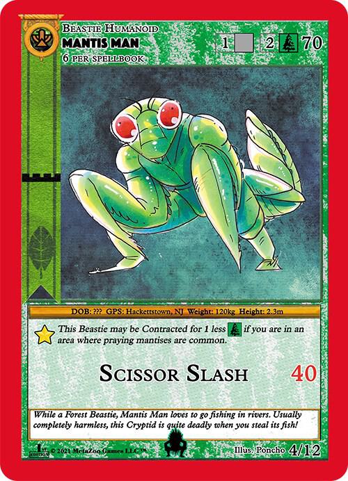 Mantis Man - Cryptid Nation: First Edition Tribal Theme Decks - MetaZoo