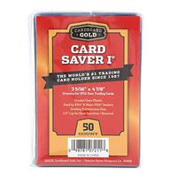 3"X4" Clear Semi-Rigid Card Saver 1 (50-Count) - Cardboard Gold ...