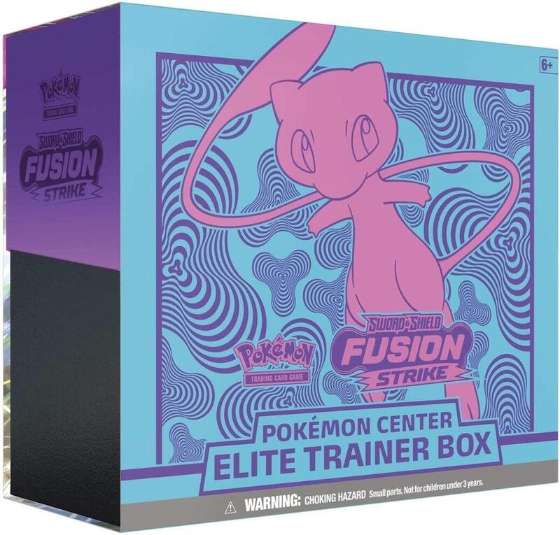 Fusion Strike Pokemon Center Elite Trainer Box (Exclusive) - SWSH08 ...
